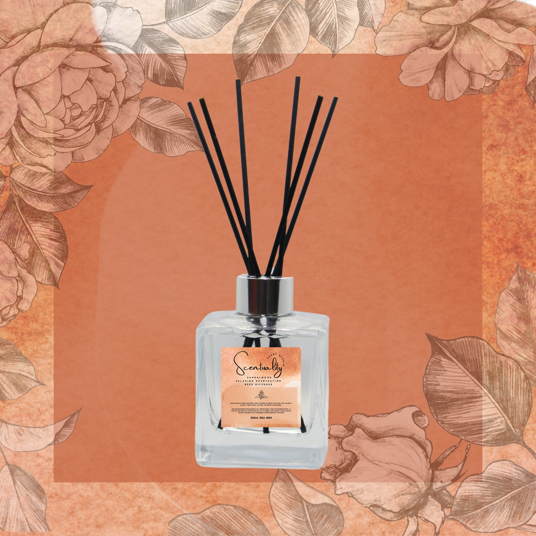 Sandalwood | Reed Diffuser – Scentuality Studio